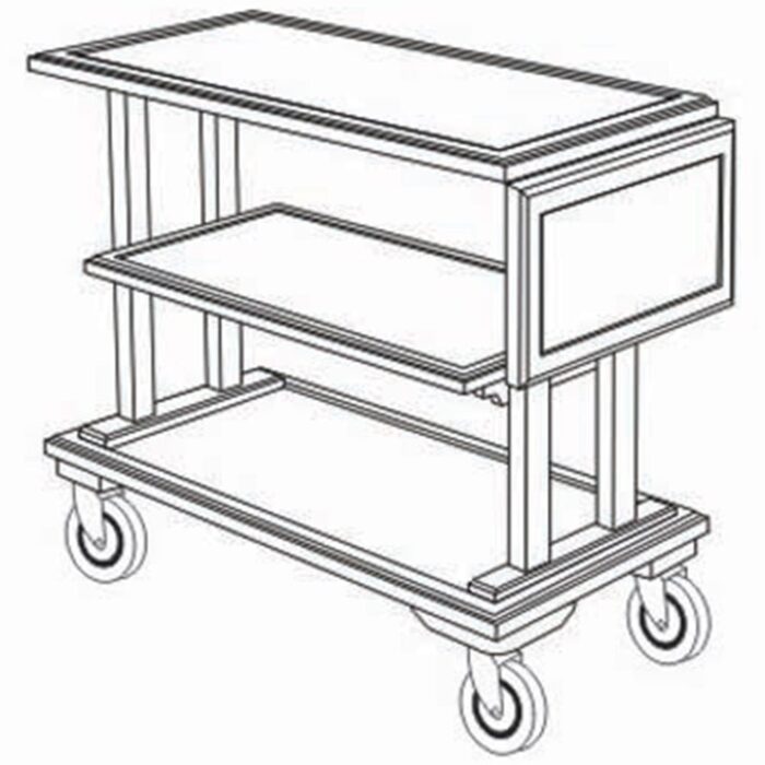 Traditional Service Cart - 5535 - Forbes Industries
